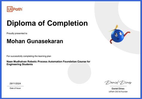 Mohan G On Linkedin Roboticprocessautomation Uipath Automation Techinnovation Rpajourney…