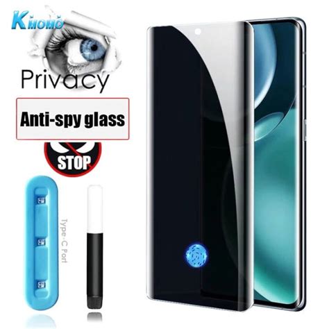 Anti Spy Privacy Uv Liquid Curved Full Cover Tempered Glass Oppo Reno T Find X X X