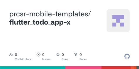 Github Prcsr Mobile Templatesfluttertodoapp X
