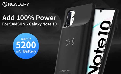 Samsung Galaxy Note Battery Case Mah Black