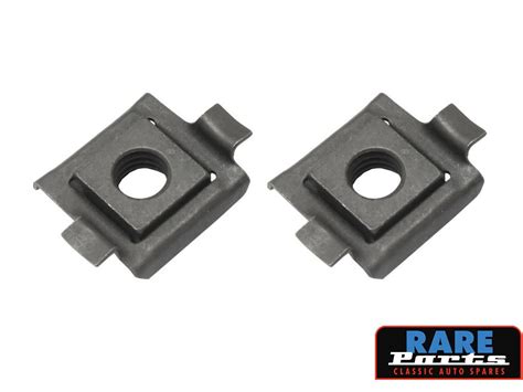 Captive Nuts Fender To Body Xr Xt Xw Xy 2 Qty Rare Parts Bentley