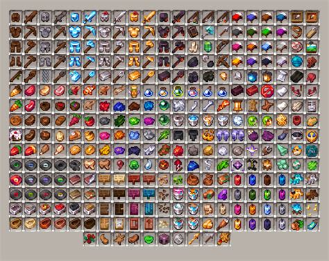 magma on twitter i finished all the items for my texture pack what