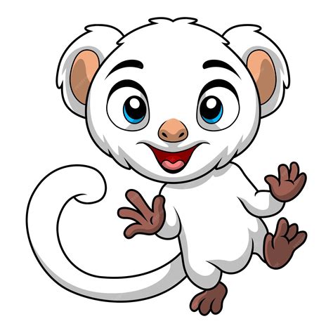Premium Vector Cute Cuscus Cartoon On White Background