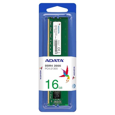 Módulo De Memória Adata Ddr4 2666mhz 16gb Informática Nagem