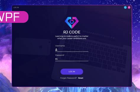 crear formulario de inicio de sesión moderno con wpf rj code advance