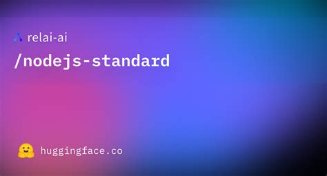 Relai Ainodejs Standard · Datasets At Hugging Face