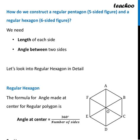 Regular Hexagon Definition Properties And Construction In Geometry
