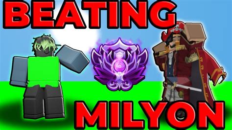 I Beat Milyon In Ranked Roblox Bedwars Youtube