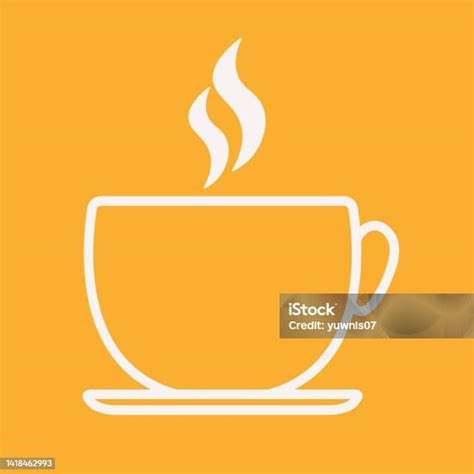 플랫 화이트 머그잔 클립 아트 아이콘 만화 벡터 일러스트 레이 션의 커피 차 애니메이션 컵 0명에 대한 스톡 벡터 아트 및 기타