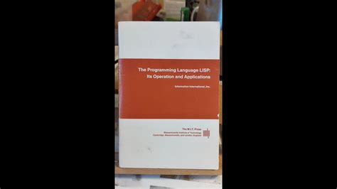 Book Review The Programming Language Lisp Its Operation And