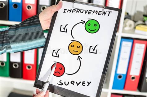 Survey Concept On A Clipboard Stock Image Image Of Improve Marketing