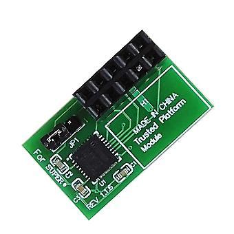 10Pin SPI TPM 2 0 Module Trusted Platform TPM 2 0 Horizontal Trusted Platform Module For AOM