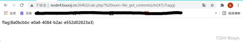 Php字符串解析特性 （getpost参数绕过）（含例题 Buuctf Easycalc） Csdn博客