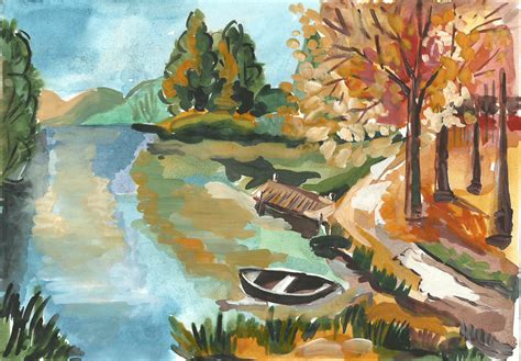 Рисунок на тему Красота осени 2 класс окружающий мир