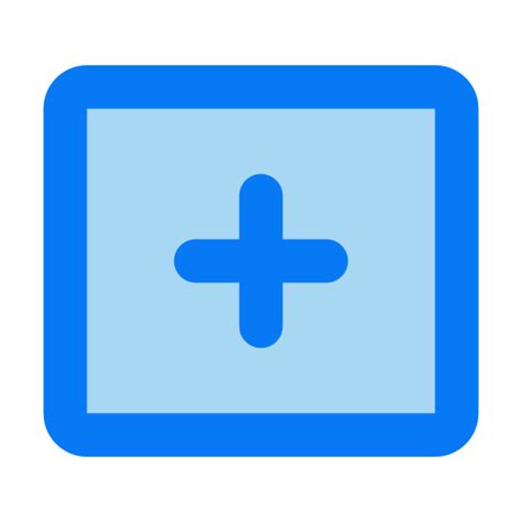 add button generic outline color icon