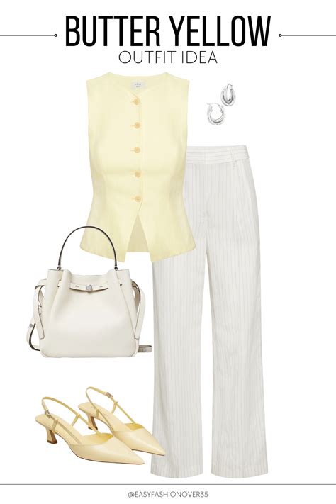 Butter Yellow Outfit Spring 2025 Fashion Yellow Outfit Summer