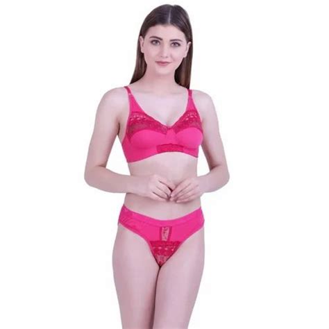Pink Womens Cotton Lingerie Set At Rs 90 Set Lingerie Set In Erode