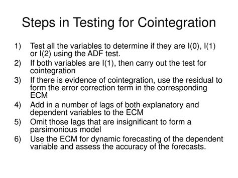 Ppt Cointegration And Error Correction Models Powerpoint Presentation Id309381