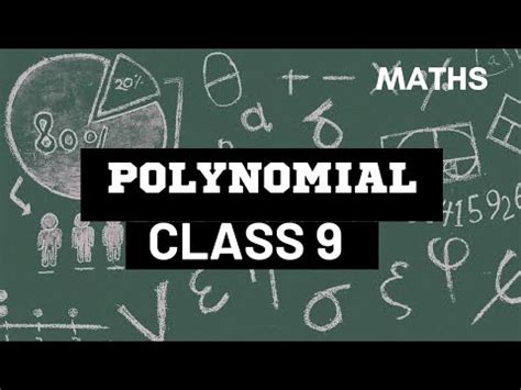 POLYNOMIAL CLASS 9 PERIOD 1 YouTube