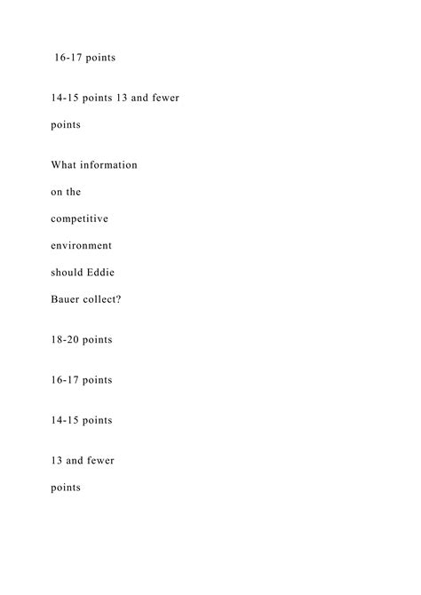 Eddie Bauer Case Study Rubric Page 1 Grading Rubric Pagdocx Eddie Bauer Case Study Rubric Page 1 Grading Rubric Pagdocx