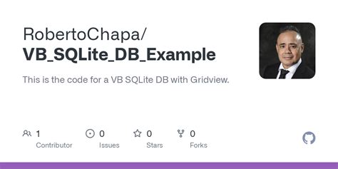 Github Robertochapavbsqlitedbexample This Is The Code For A Vb