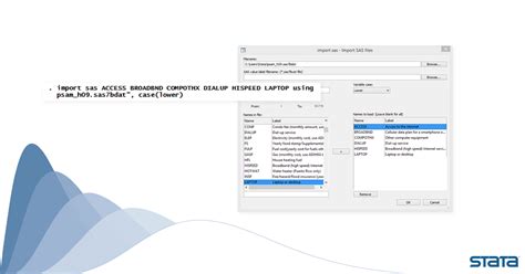 Import Data From Sas New In Stata 16