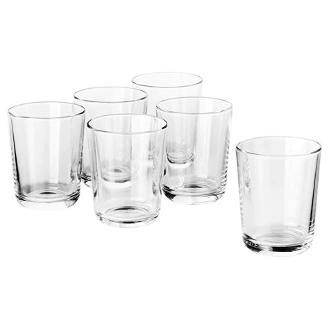 Buy Ikea Glass Tumbler Set Clear Glass 20 Cl 7 Oz 6 Pack Online
