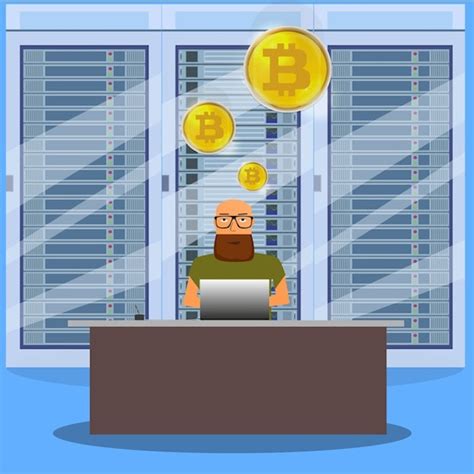 Cryptocurrency Mining Operation In Server Room Backdrop Jiffy Designs