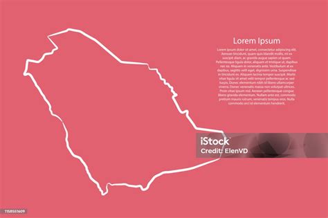 등고선 핑크 산호 색 브러시 라인에서 사우디 아라비아지도 어두운 배경에 다른 두께와 빛나는 별 벡터 그림입니다 사우디 아라비아에 대한 스톡 벡터 아트 및 기타 이미지