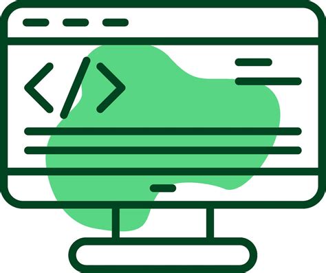 Coding Outline Style Icon 53437985 Vector Art At Vecteezy