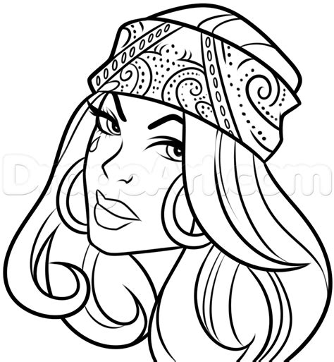 Gangster Drawing Drawings Cholo Clown Coloring Pages Clowns Gangsta