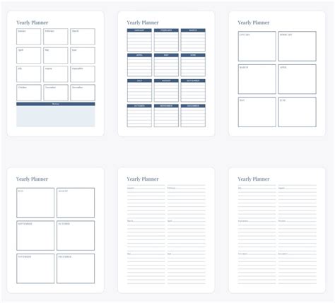 Annual Planner Printable King Printables