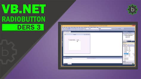 Visual Basic Net Ders 3 Radiobutton Vbnet Youtube