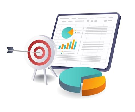 Premium Vector Analyzing Business Data Development Targets