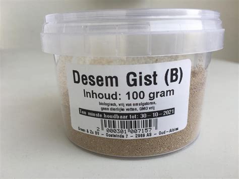 Gedroogde Gist Actief Biologisch 100 Gram Graanandzo
