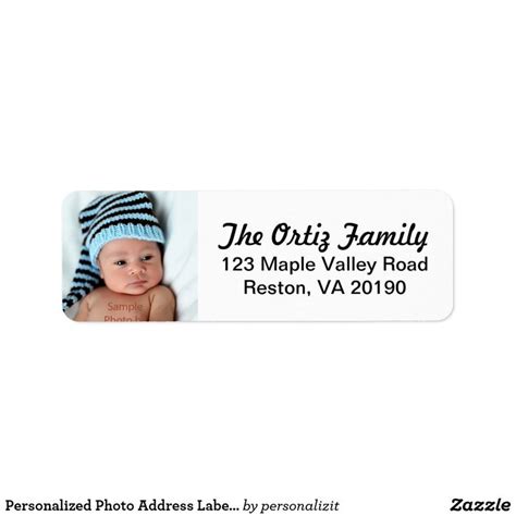 Personalized Photo Address Labels Zazzle Address Labels