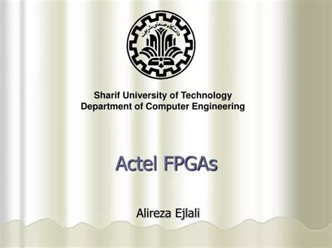 Ppt Actel Fpgas Powerpoint Presentation Free Download Id5133633