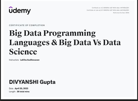 divyanshi gupta on linkedin successfully completed😊 big data