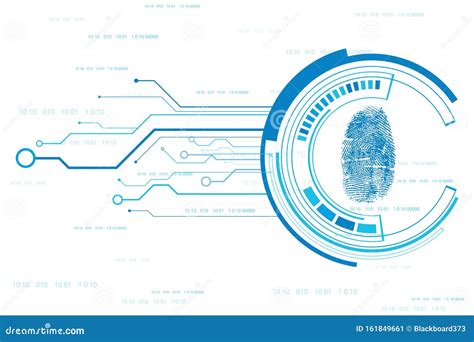 Fingerprint Integrated In A Printed Circuit Releasing Binary Codes