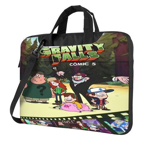 Gravity Fall Laptop Shoulder Bag Cartoon Laptop Case Computer Bag