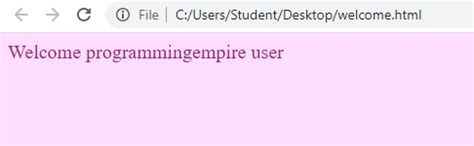 Taking Input Using Prompt In Javascript Programmingempire