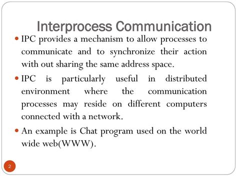 Ppt Interprocess Communication Powerpoint Presentation Free Download