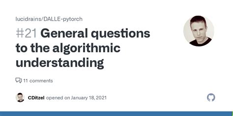 General Questions To The Algorithmic Understanding Issue Lucidrains Dalle Pytorch Github