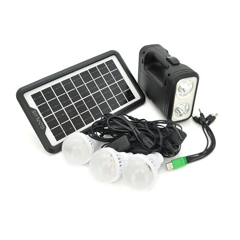 ᐉ Переносной фонарь Voltronic 8017 с солнечной панелью 10000 Mah 26236