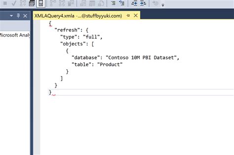 Refresh Tables And Partitions In Power Bi Using Ssms