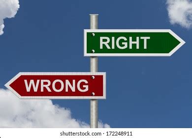 45 963 Right Wrong Images Stock Photos Vectors Shutterstock