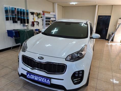 썬팅 스포티지 4세대 Flux필름 전면30 측후면10 시공기 네이버 블로그