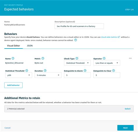 Use AWS IoT Device Defender To Detect Statistical Anomalies And To Visualize Your Device