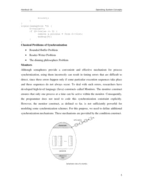 Solution Operating System Synchronization Studypool