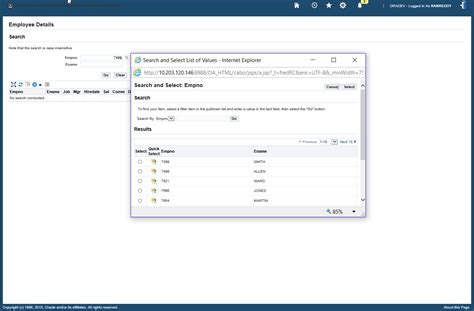 Oracle Application Framework Internal Lov In Oaf Oracle Application Framework Internal Lov In Oaf